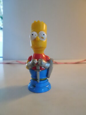 The Simpsons PVC Figure Bart Knight Costume very RARE B25 | eBay
