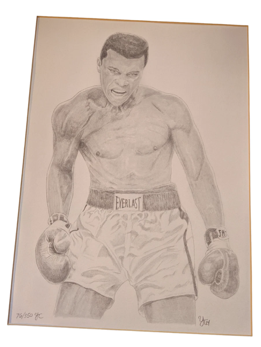 Muhammad Ali Pencil Drawing