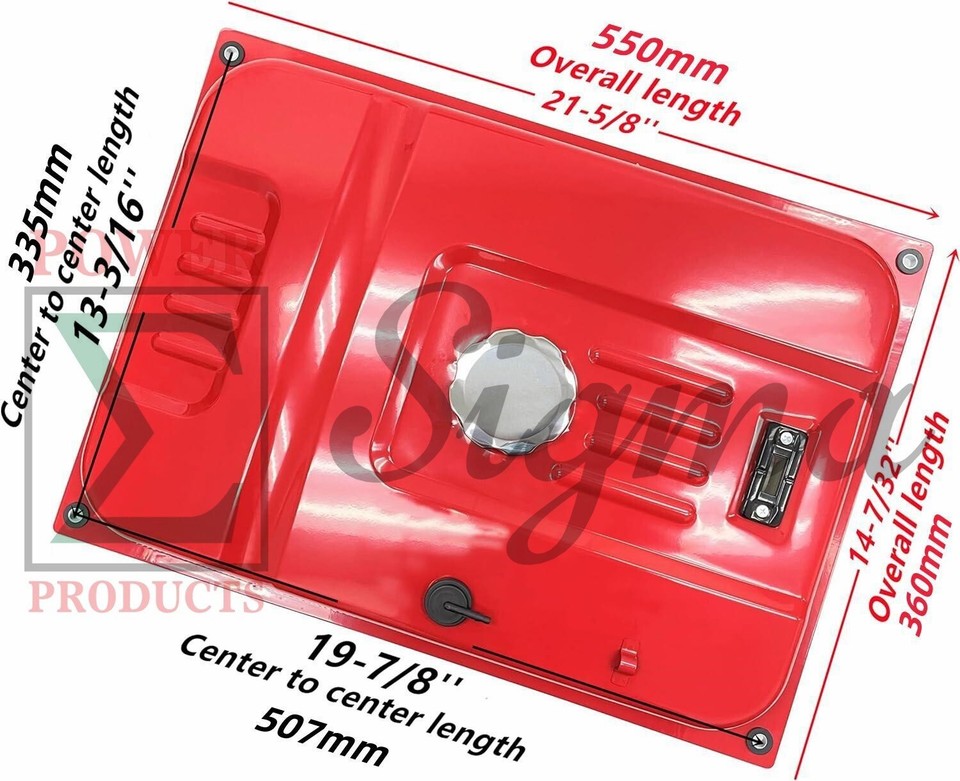 Fuel Tank W/Vent Valve For Pulsar 3000/3500 4750/5250 3850/4750 Watts ...