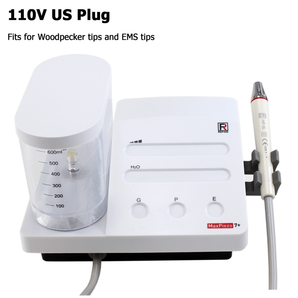 Dental Ultrasonic Piezo Scaler EMS PIEZON LED Handpiece Automatic Water ...