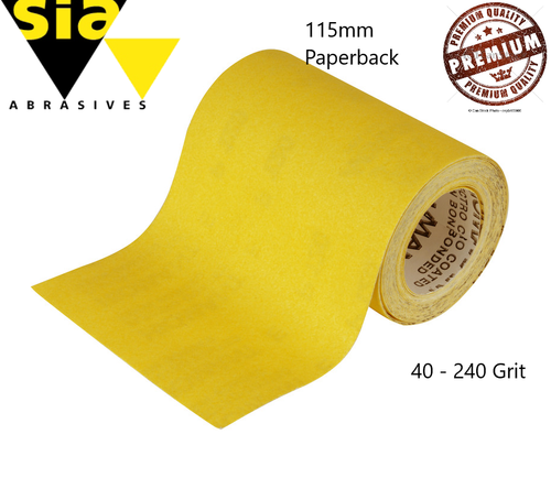 🏆 SIA/ STARCKE 115mm Sandpaper Sanding Roll Abrasive 40 - 500 Grit 🏆 ...