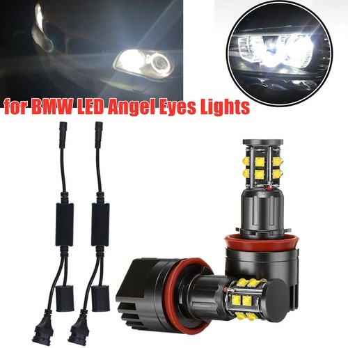 120W H8 LED CREE Angel Eyes Halo Ring Bulbs For BMW E90 E92 E91 E60 E61 ...