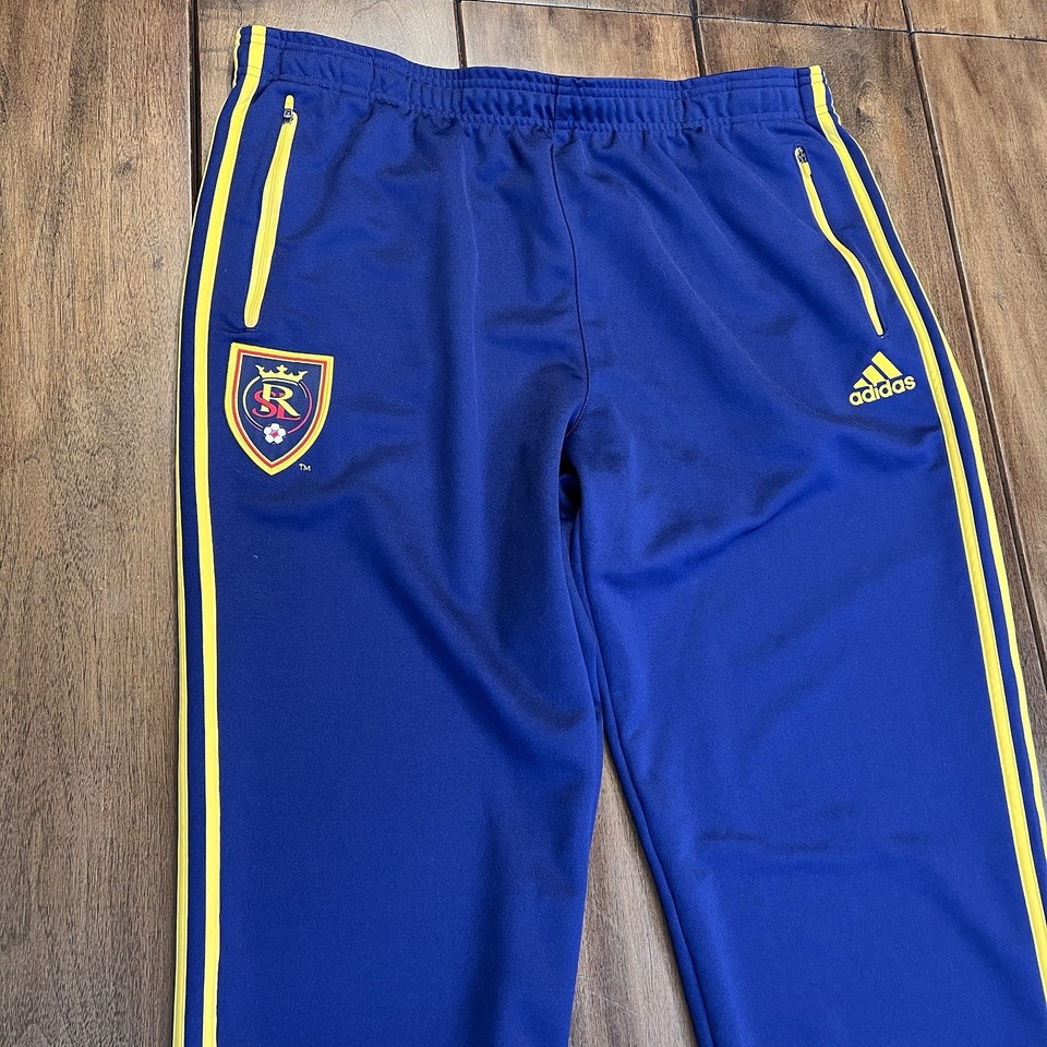 Adidas MLS Real Salt Lake Blue Training Warm Up Pants XL Mens RSL Navy ...