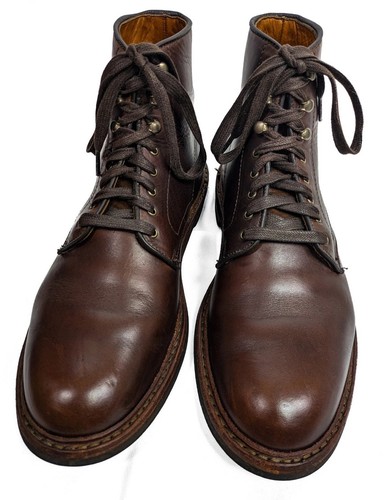 Allen Edmonds Higgins Mill Brown Horween Chromexcel Dainite Plain Toe ...