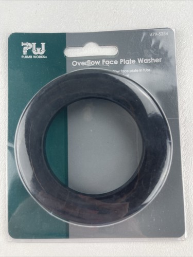 Plumb Works Bathroom overflow face plate washer Seal For Tubs | eBay