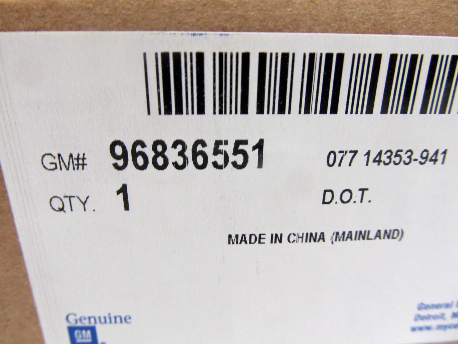 OEM NEW Rear High Mount Brake Light Lamp Black 11-16 Chevrolet Cruze ...