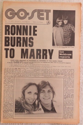 Go Set Magazine Vol 5 #30 July 1970 -Burns Masters Chain Traffic Faces+ ...