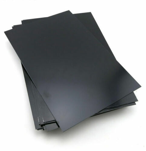 1 pcs ABS Styrene Plastic Flat Sheet Plate 3mm x 200mm x 300mm, Black ...