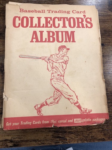 Post and Jello Baseball Card Collector's Album COMPLETE ALBUM WITH ...