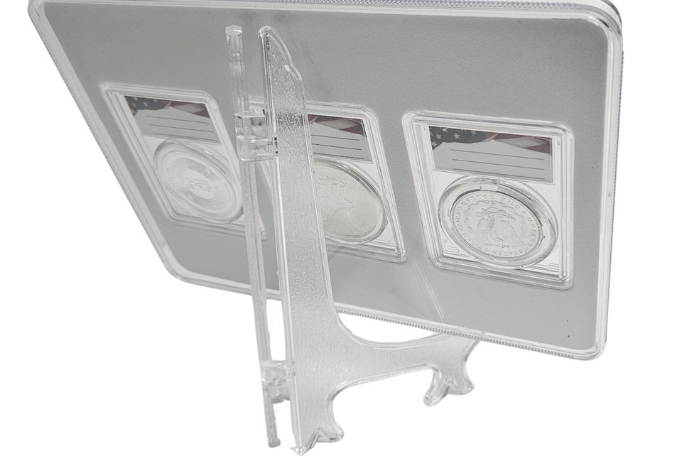 Coin Display Storage Case for US Quarters - Includes 3 - 24mm Slabs | eBay