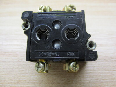 Cutler Hammer 10250T3 Eaton Contact Block 2 NC | eBay