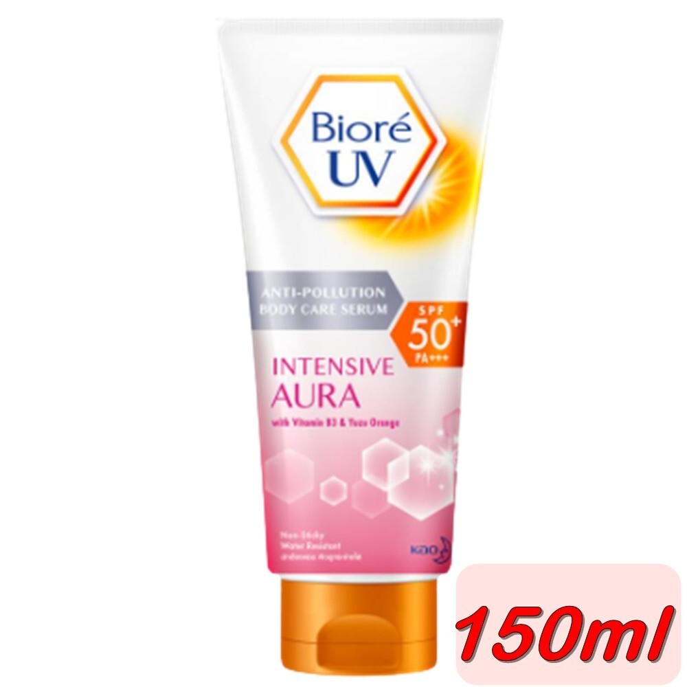 Body sun cream Biore UV Anti-Pollution Body Care Intensive Aura SPF50 ...