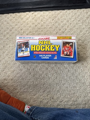 1990 SCORE NHL HOCKEY PREMIER EDITION COMPLETE FACTORY SEALED SET W ...