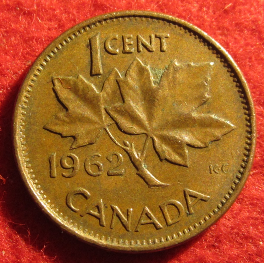 1962 Canadian Small Cent - Circulated - Actual Coin W110 | eBay
