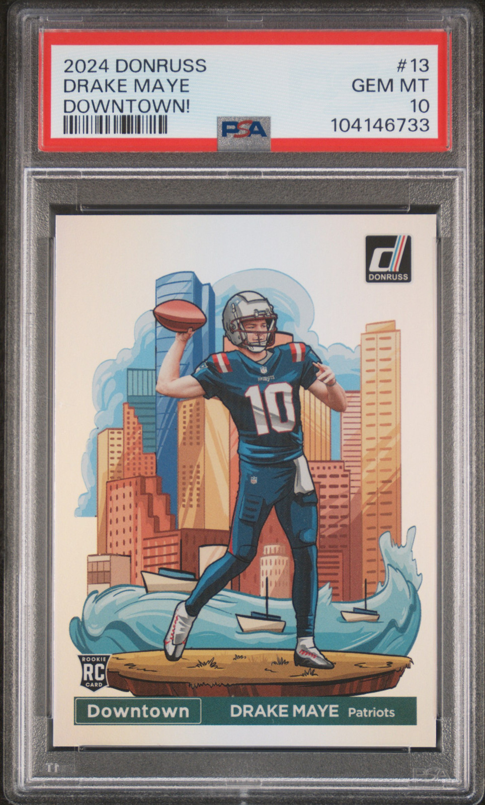 Drake Maye 2024 Donruss #13 Downtown /(SSP) Price Guide - Sports Card ...