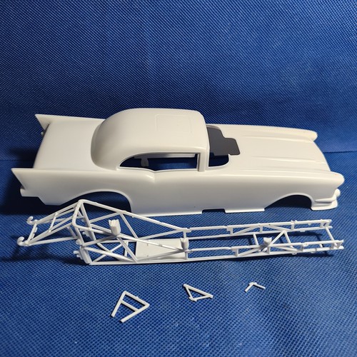 🌟 Body Shell 1957 Chevy Funny Car 1:24 Scale 1000s Model Car Parts 4 ...