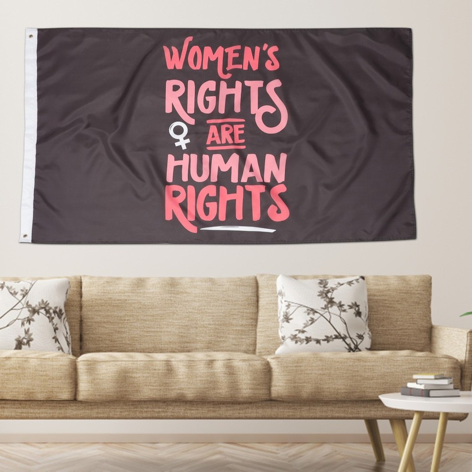 Women's Rights Banner Human Flag Freedom Garden Equality Day ...