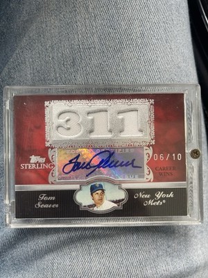 2007 Topps Sterling Tom Seaver Auto Relic 6/10 | eBay