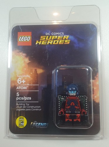 LEGO 2016 SDCC COMIC CON EXCLUSIVE ATOM MINIFIGURE DC SUPER HEROES NEW ...