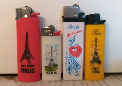 ACCENDINI A GAS PARIS TOUR EIFFEL-LIGHTER-BRIQUET-MECHERO-FEUERZEUG-BIC ...