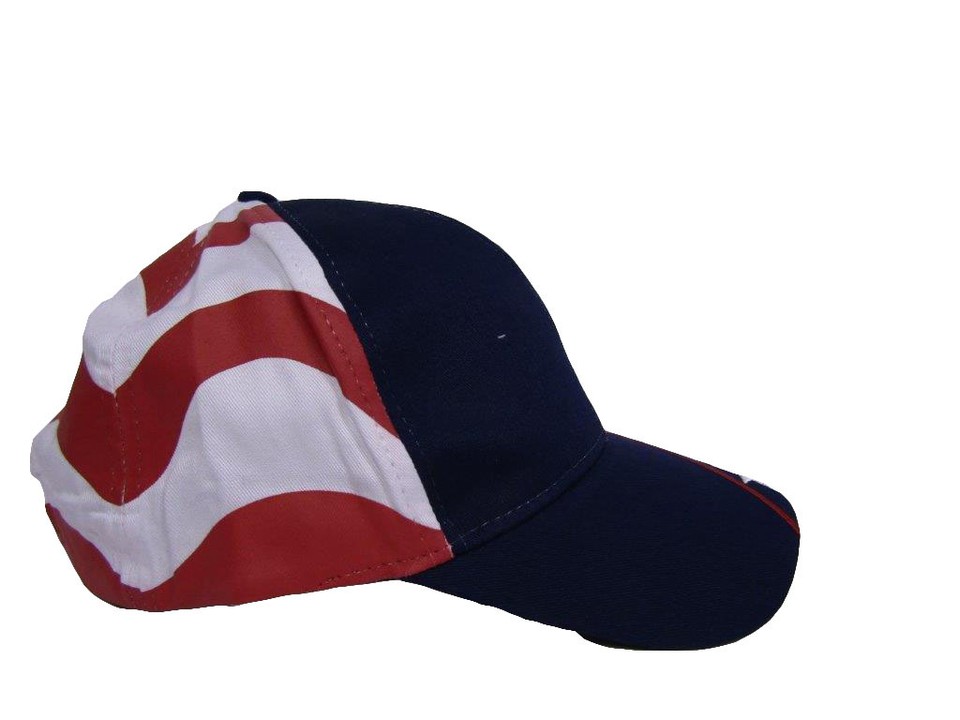 USA American United States Flag Embroidered Stars Stripes Baseball Cap ...