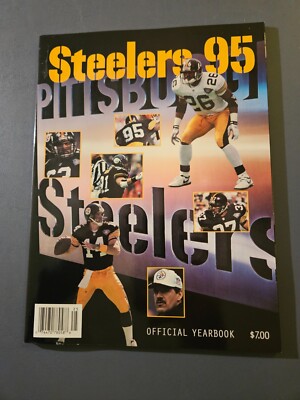 1995 PITTSBURGH STEELERS NFL OFFICIAL YEARBOOK | eBay