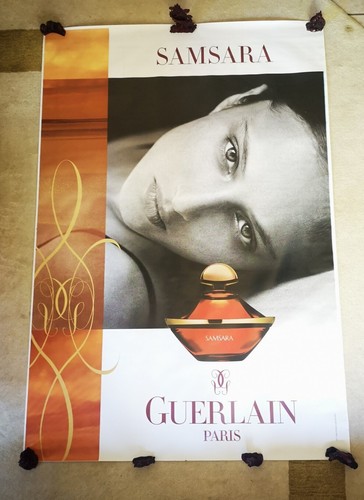 Affiche Publicitaire Originale Parfum GUERLAIN Samsara Femme 120 x 175 ...