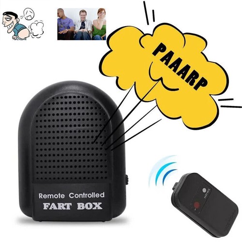 Joke Fun Fart Machine Box Electronic Fart Box Machine Remote Controlled ...