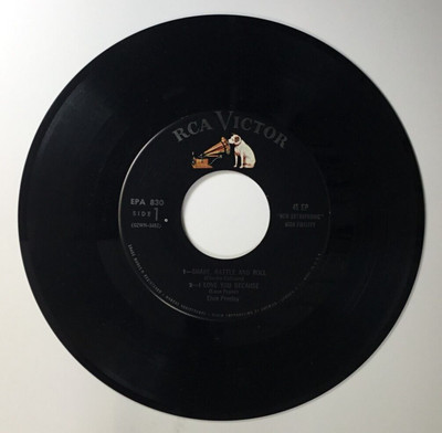 Elvis Presley 45 tours RCA VICTOR SHAKE BATTLE AND ROLL/BLUE MOON | eBay