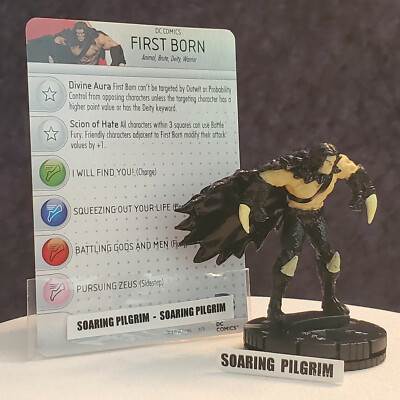 FIRST BORN - 037 RARE DC Superman and Wonder Woman Heroclix #37 | eBay