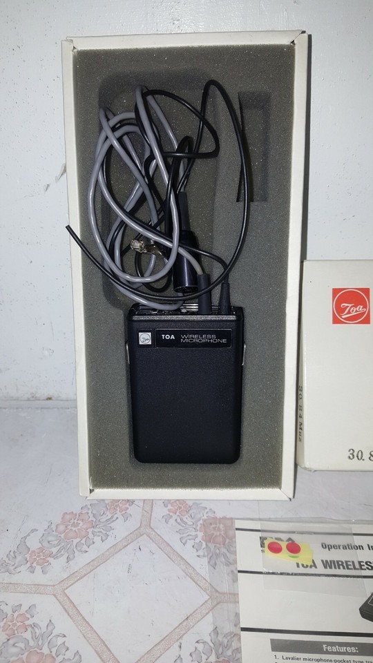 TOA Wireless Microphone WME Transmitter | eBay
