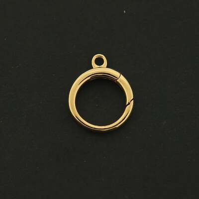 18k Lobster Gold Clasp - Round Lobster Clasp - GLD066 | eBay
