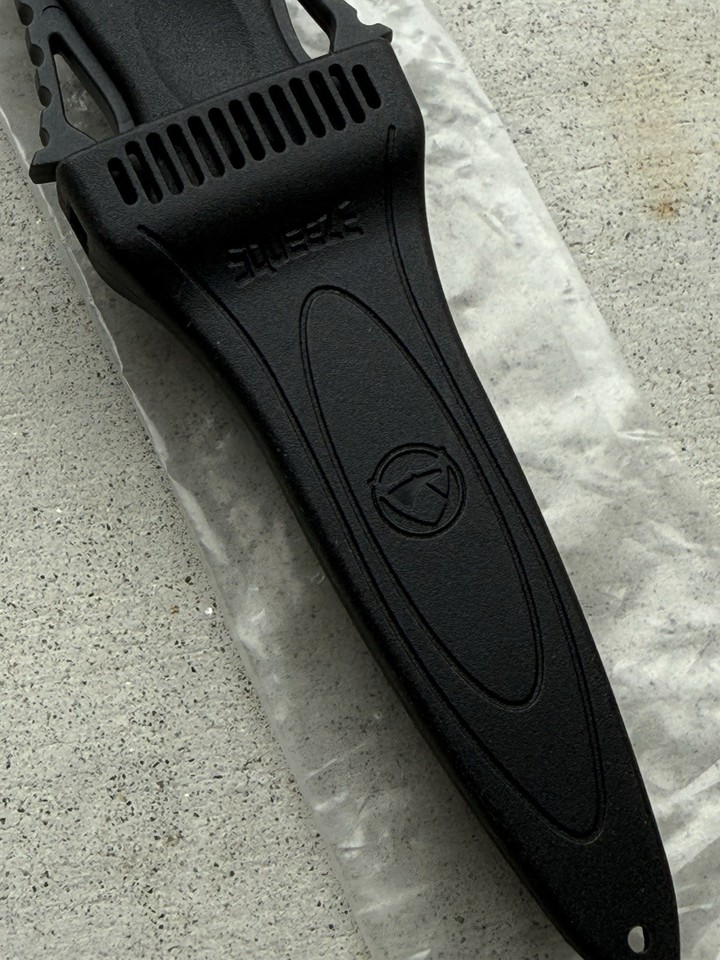 Aqualung Wenoka Squeeze Lock Knife, Blunt Tip *NEW* Mounting Screws Not ...