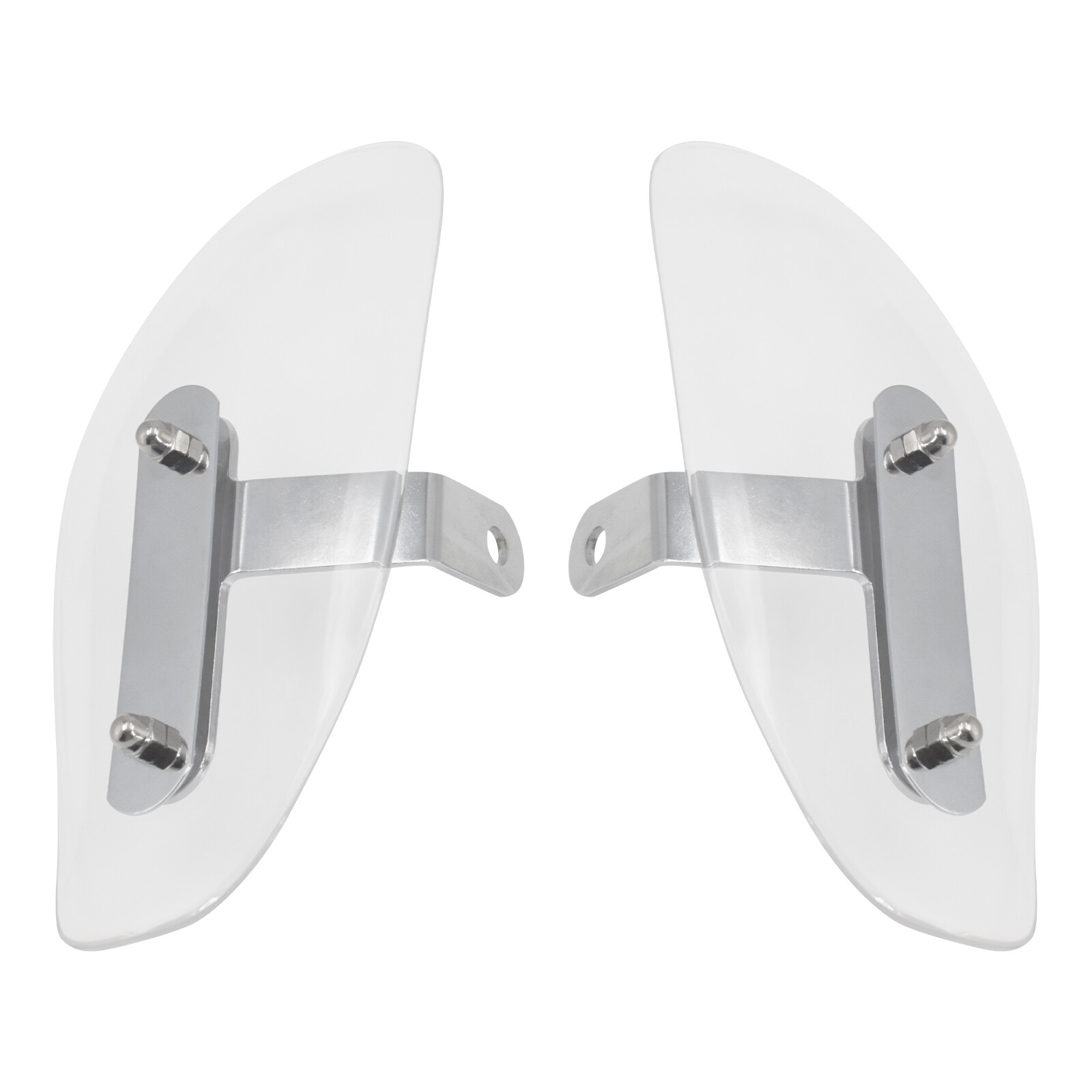 Motorcycle Clear Hand Guard Wind Deflector Protector Shield Fit For ...