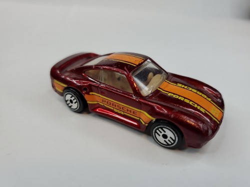 Hot Wheels Porsche 959 1987 Diecast Sports Car Malaysia Red 80s Vintage ...