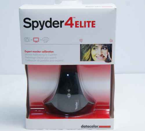 Spyder4Elite Datacolor Colorimeter for Monitor Display Calibration OPEN ...