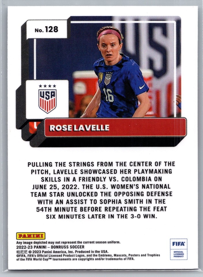 2022 Donruss Rose Lavelle Optic #128 USA | eBay
