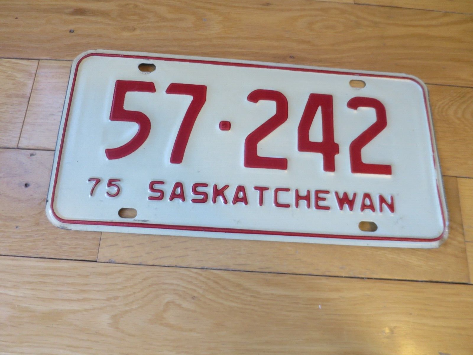 1975 Saskatchewan License Plate Canada 57-242 | eBay