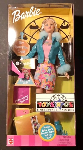Barbie NEW YORK TIMES SQUARE TOY R US Exclusive to this store ONLY 2001 ...