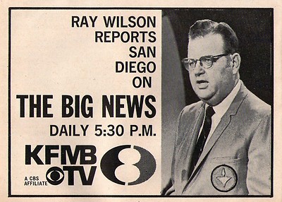 1971 Tv Ad / RAY WILSON / KFMB NEWS & ELECTION RETURNS SAN DIEGO ...
