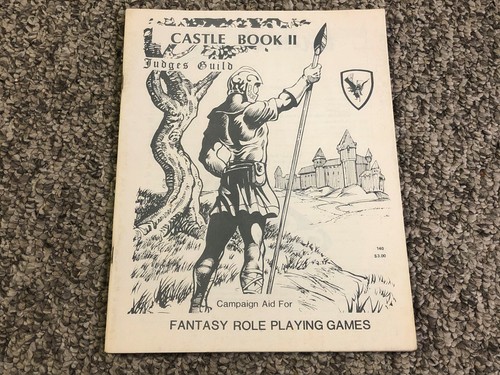 Castle Book II - Judges Guild 1981 - Black & White Cover | eBay