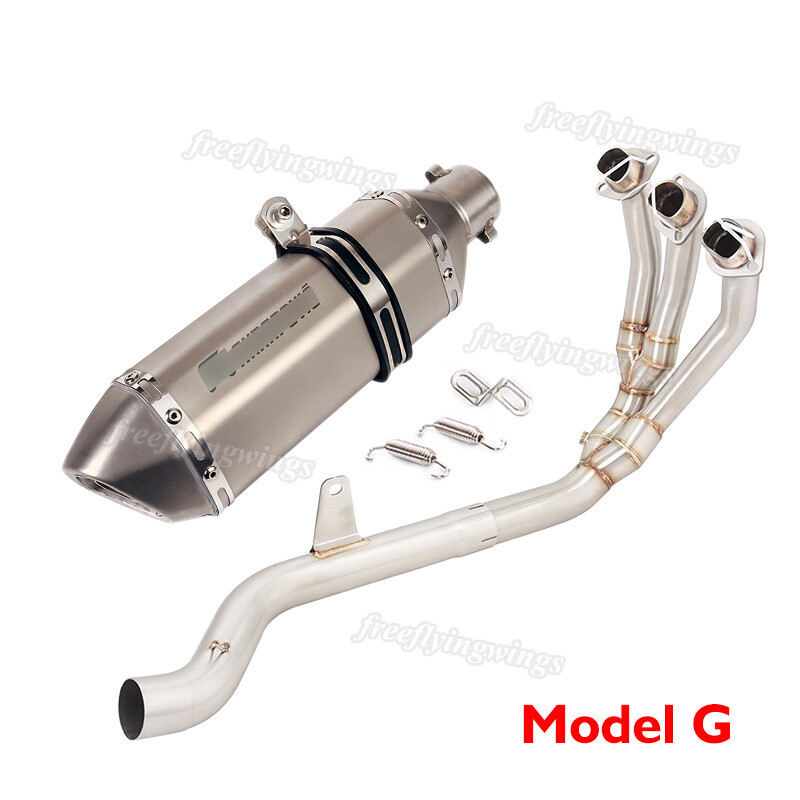 For Triumph Trident 660 2021-2023 Exhaust System Pipe Mufflers Tip Slip ...