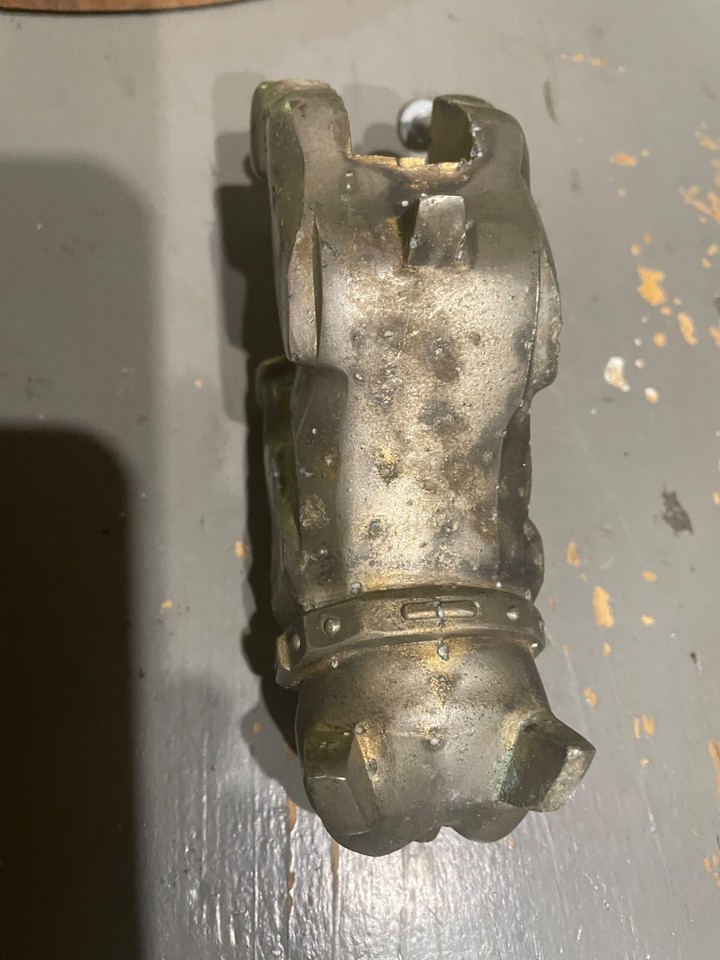 VINTAGE Bulldog MACK TRUCK HOOD ORNAMENT Patent 87931 Heavy Emblem ...