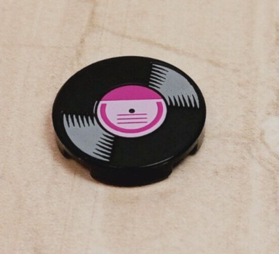 New LEGO Vinyl Record Spinning Pink Label Super Star Recording Collect ...