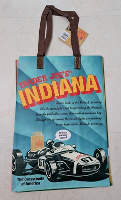 Trader Joe’s - INDIANA - Reusable Shopping Bag - New with tag | eBay