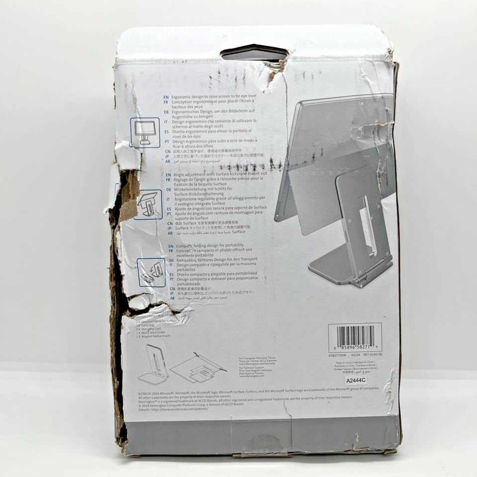 Kensington Elevated Stand for Surface (k58277ww) - Open Box | eBay