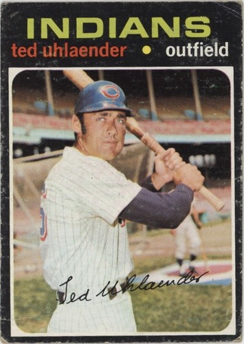 1971 Topps #347 Ted Uhlaender - Cleveland Indians | eBay