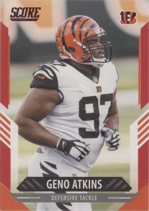 2021 Score - Geno Atkins #281 Red for sale online | eBay