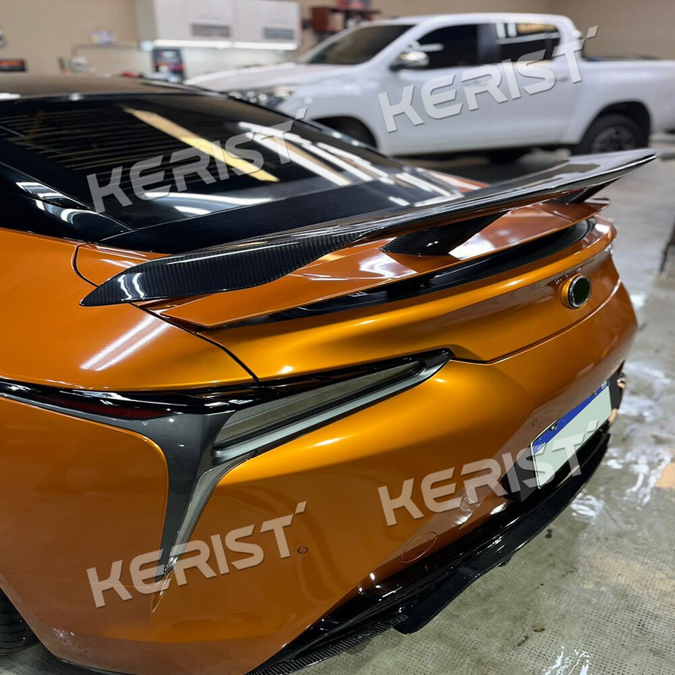 Carbon fiber Trunk Spoiler Lip Rear Wing For Lexus LC500 LC500H 2017 ...