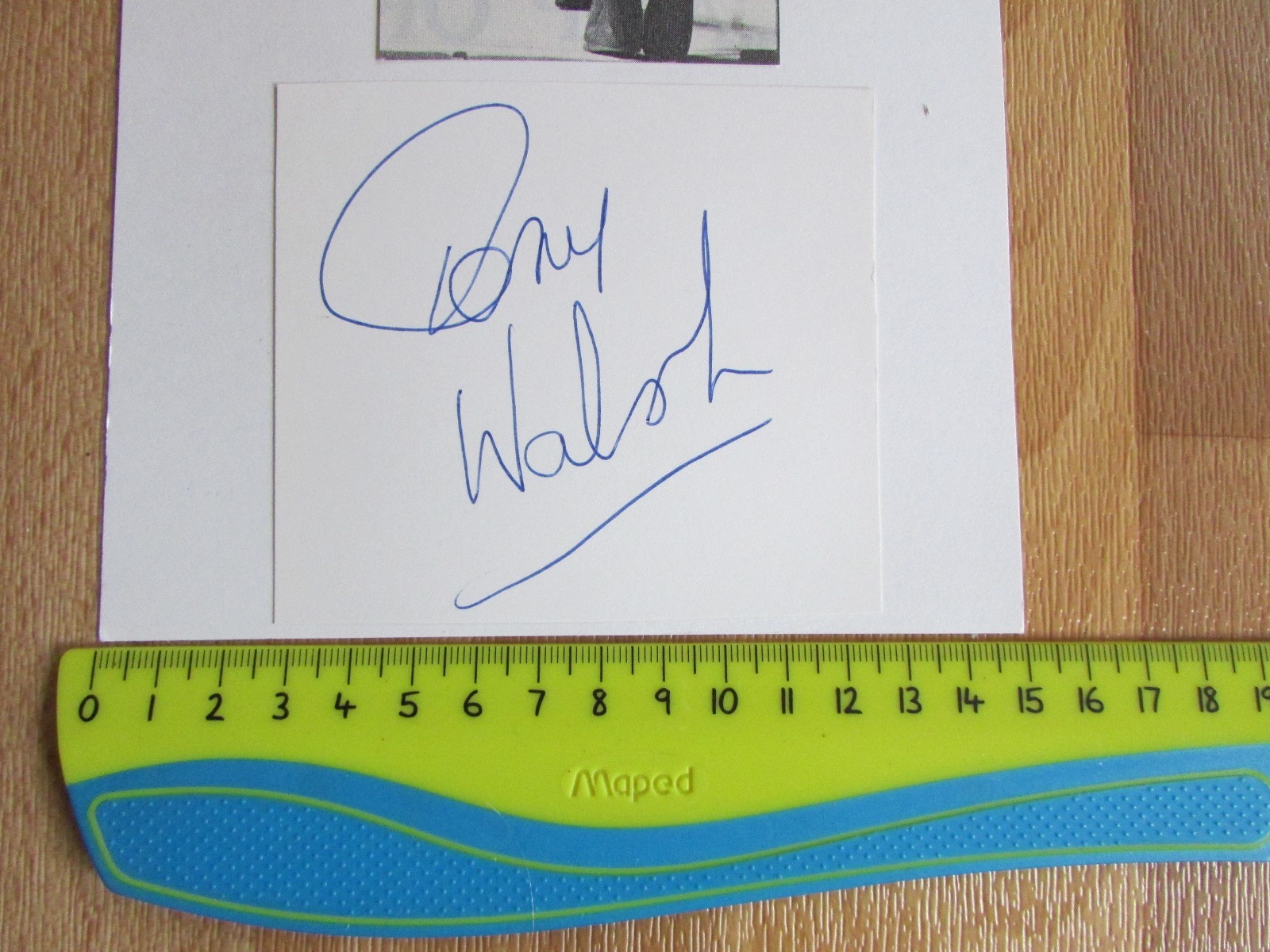 Tony the Banger WALSH 1970's ITV Sport UK WRESTLING Legend HAND SIGNED ...
